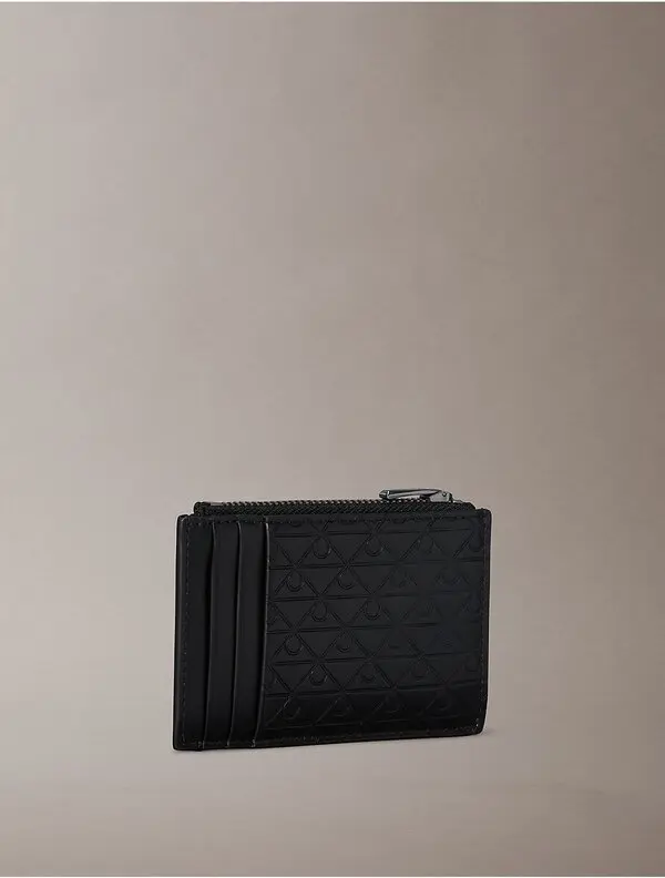 Calvin Klein Allover Emblem Logo Card Case