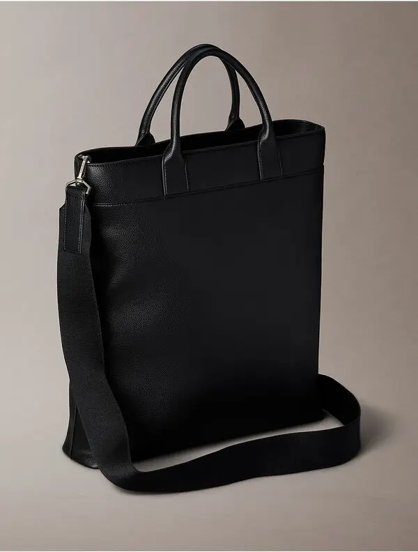 Calvin Klein Raised Logo Slim Commuter Bag
