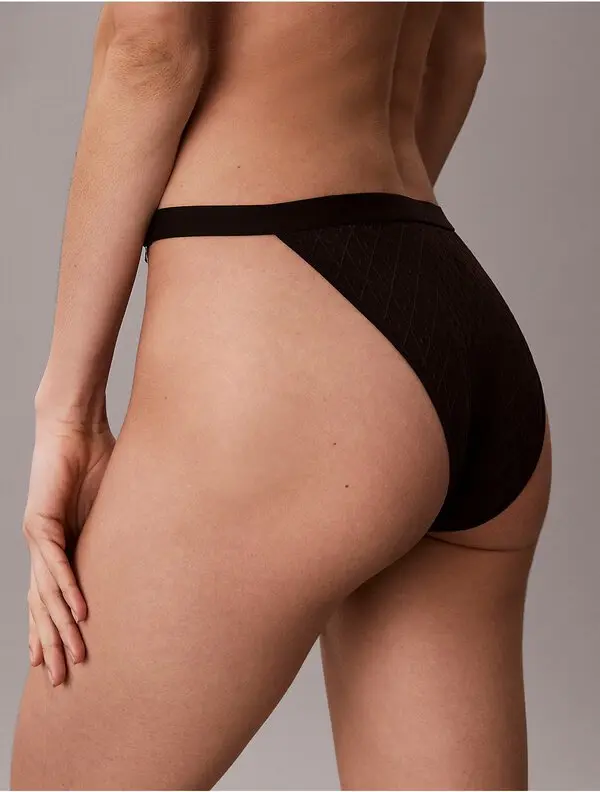 Calvin Klein Embossed Emblem Bikini - Black