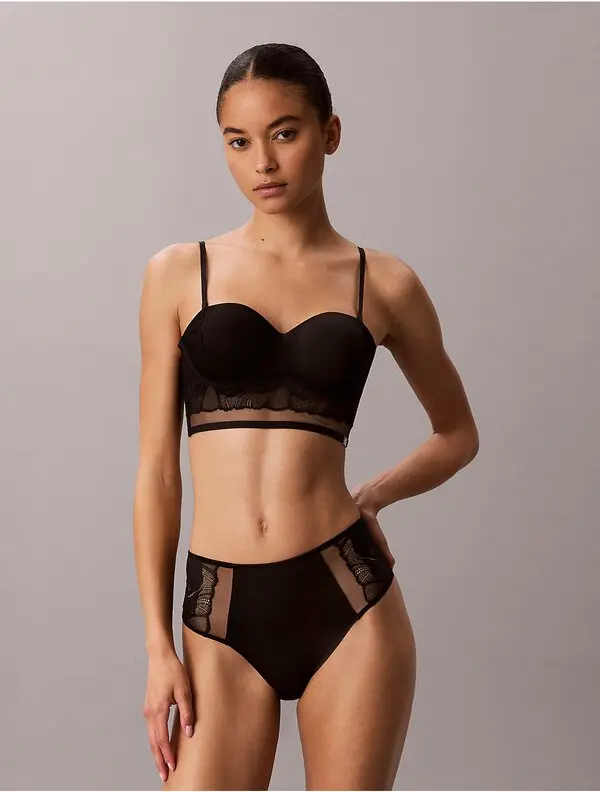 Calvin Klein Geo Lace High Waist Thong