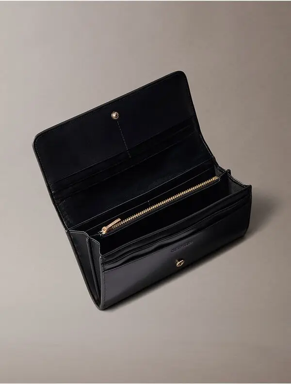 Calvin Klein Monogram Hardware Long Wallet