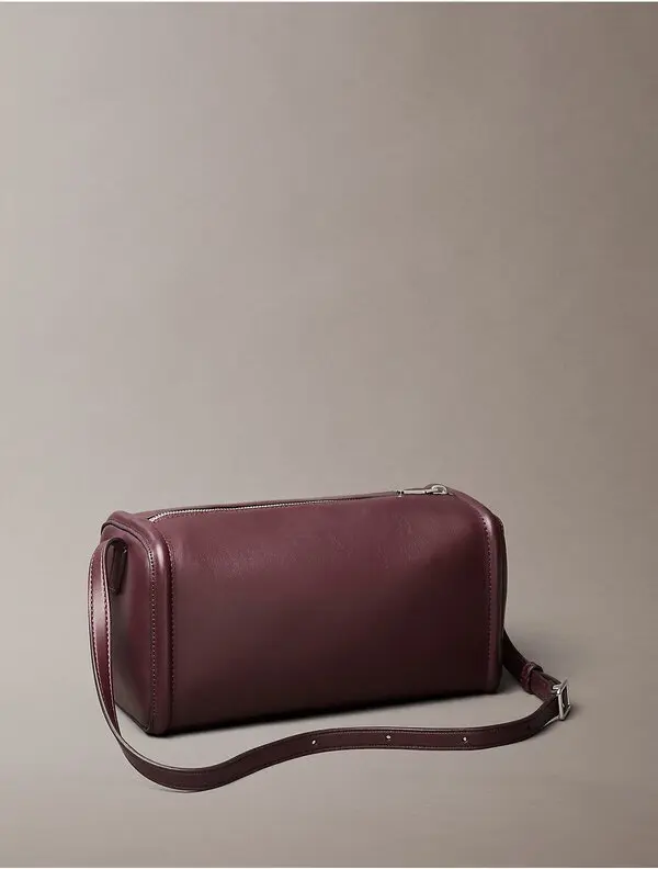 Calvin Klein Bold Monogram Slouchy Shoulder Bag - Fudge