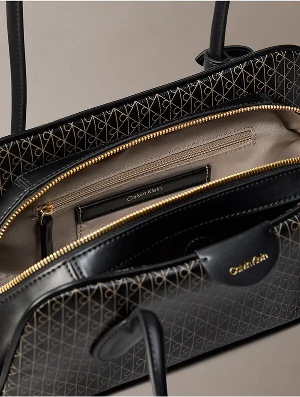 Calvin Klein Emblem Logo Shoulder Bag