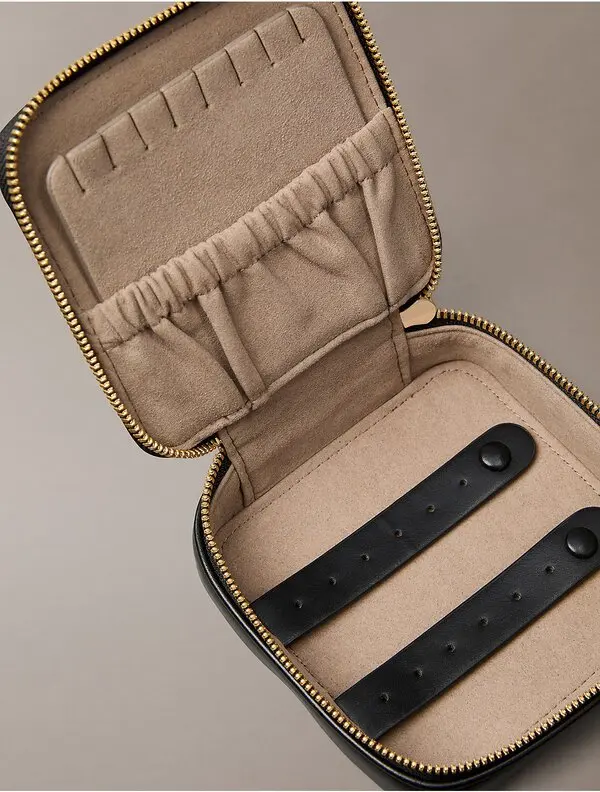 Calvin Klein Monogram Hardware Jewelry Case