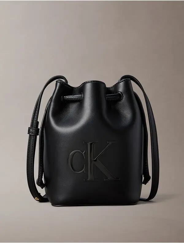Calvin Klein Bold Monogram Mini Bucket Bag