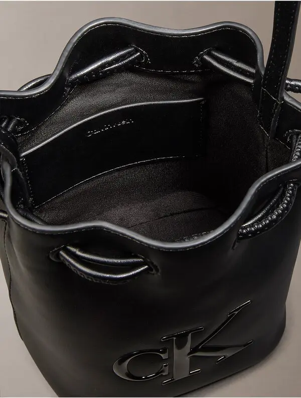 Calvin Klein Bold Monogram Mini Bucket Bag