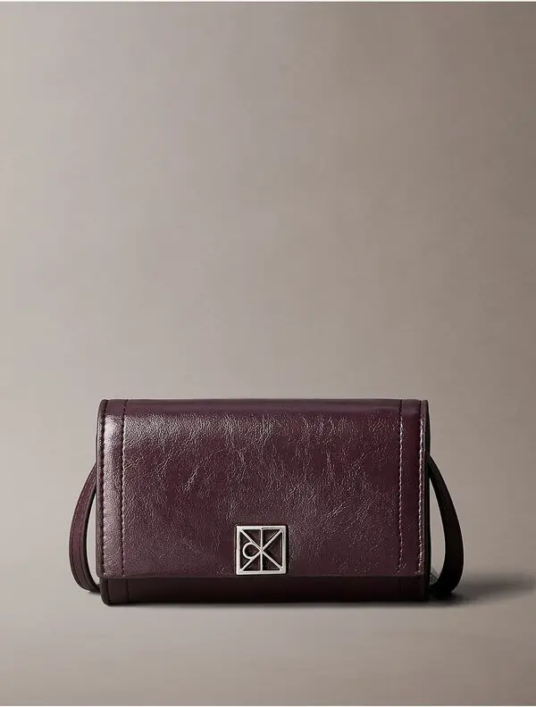 Calvin Klein Emblem Logo Wallet - Fudge