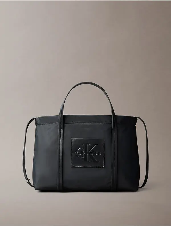 Calvin Klein Nylon Small Tote Crossbody Bag