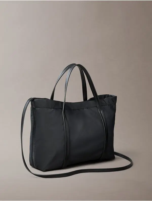 Calvin Klein Nylon Small Tote Crossbody Bag