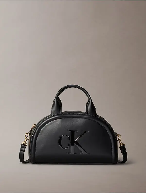 Calvin Klein Monogram Mini Dome Bauletto Bag