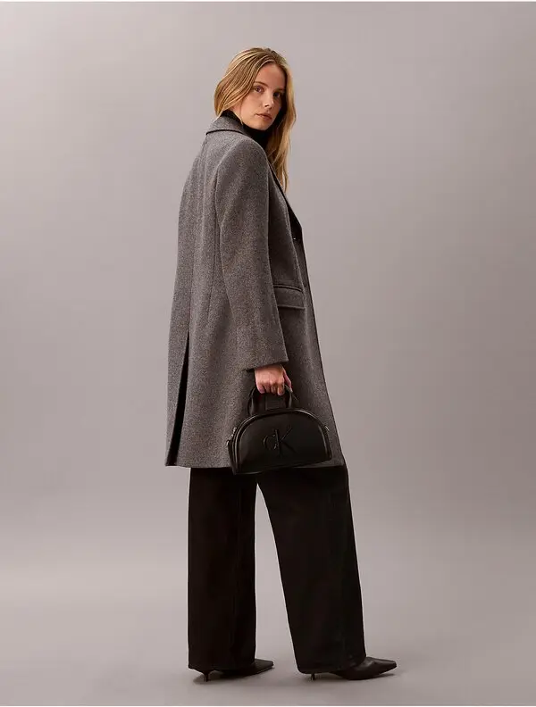 Calvin Klein Monogram Mini Dome Bauletto Bag