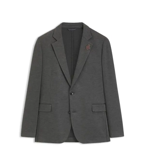 Hugo Extra-slim-fit Suit Jacket In Melange Stretch Twill