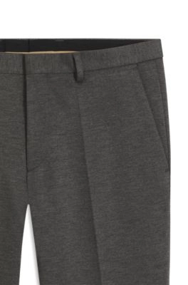 Hugo Melange Stretch Wool Extra-slim Fit Dress Pants