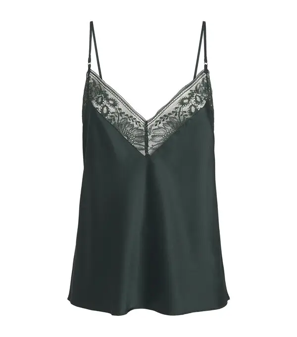 AUBADE Silk-blend Lace Trim Camisole