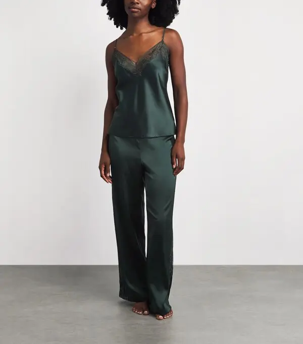 AUBADE Silk-blend Lace Trim Camisole