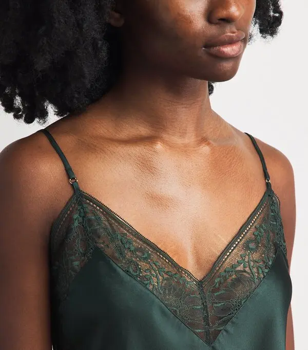 AUBADE Silk-blend Lace Trim Camisole