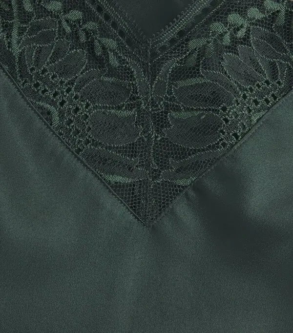 AUBADE Silk-blend Lace Trim Camisole