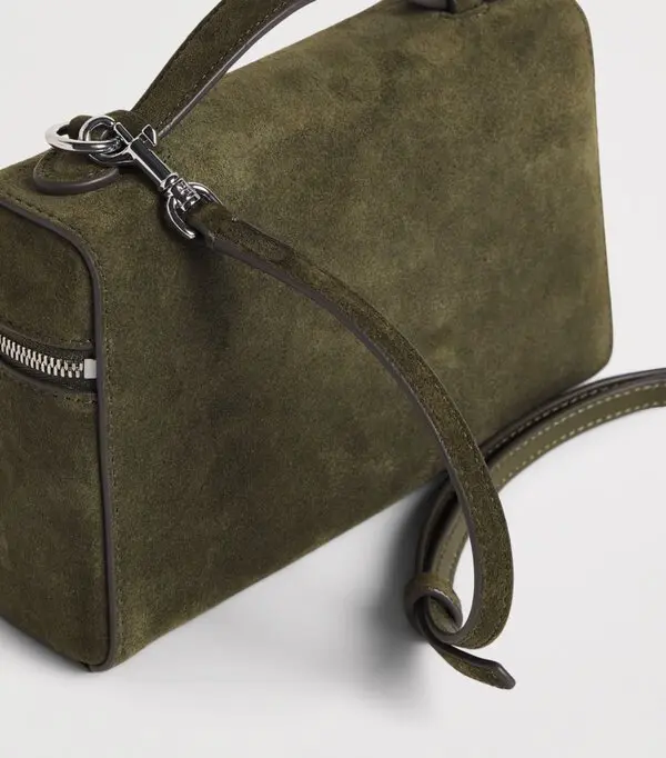 Tory Burch Suede Romy Clutch Bag