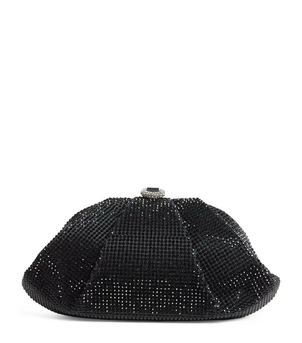 Judith Leiber Crystal Gemma Clutch Bag - Black