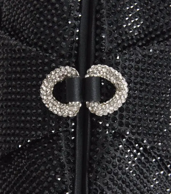 Judith Leiber Crystal Gemma Clutch Bag - Black