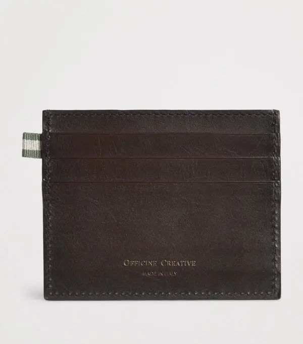 Officine Creative Leather Boudin Card Holder