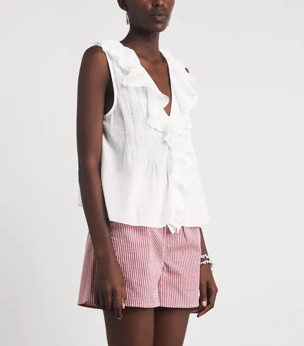 DÔEN Organic Cotton Hilda Ruffle Top