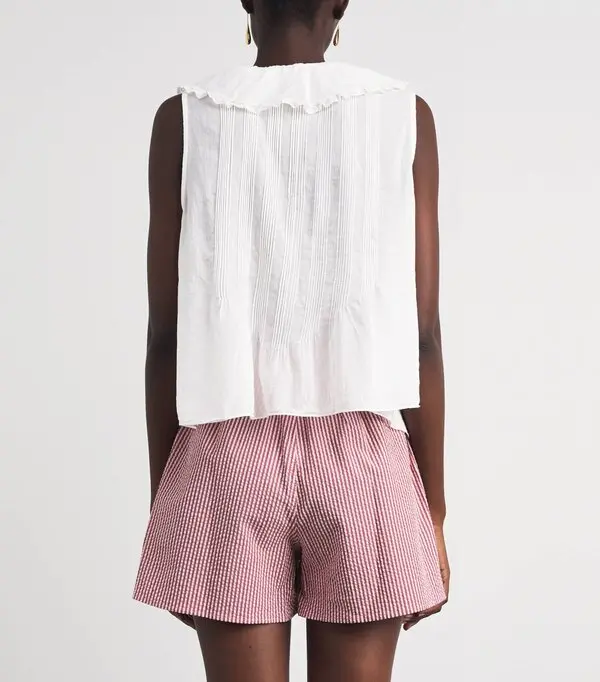 DÔEN Organic Cotton Hilda Ruffle Top