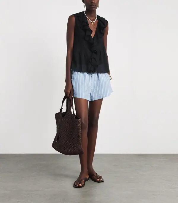 DÔEN Organic Cotton Hilda Ruffle Top