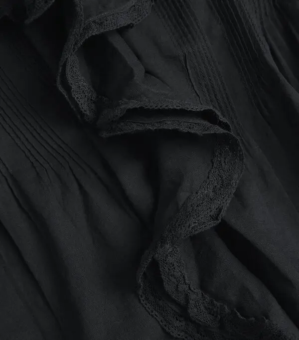 DÔEN Organic Cotton Hilda Ruffle Top