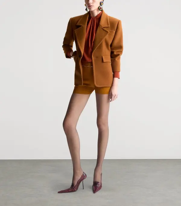 Saint Laurent Wool Single-breasted Blazer