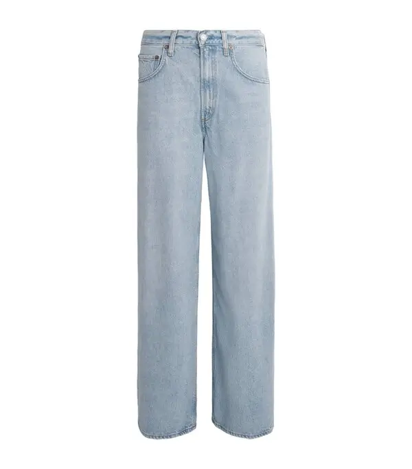 AGOLDE Lyndon Wide-leg Utility Jeans - Blue