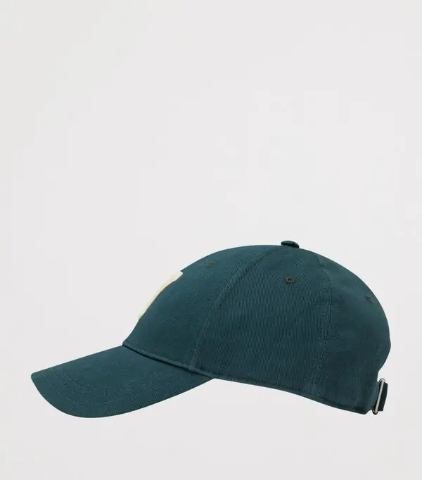 Saint Laurent Cotton Y Varsity Baseball Cap
