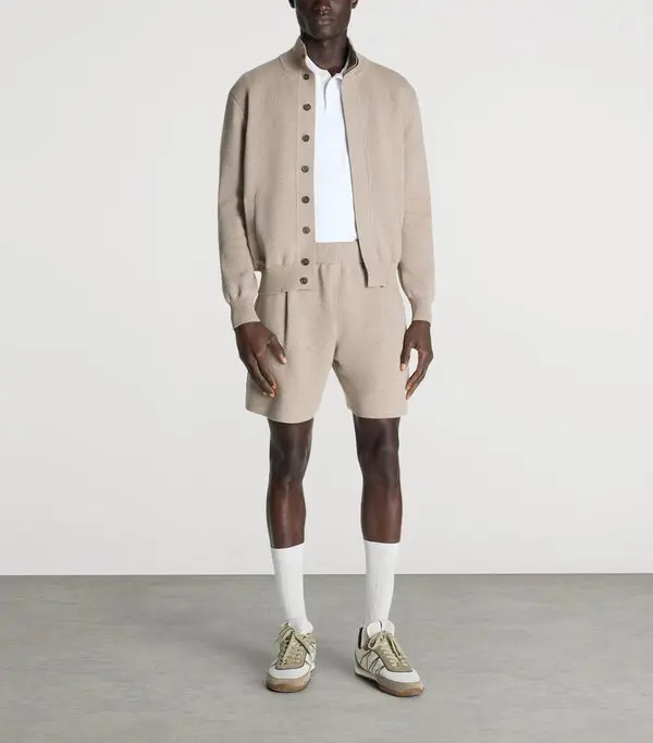 Dunhill Cotton-cashmere Athluxury Bomber Jacket