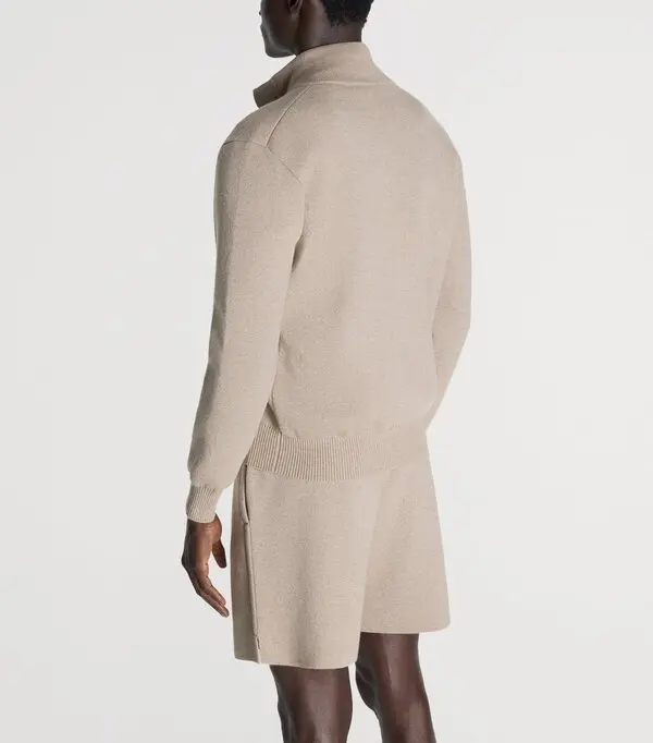 Dunhill Cotton-cashmere Athluxury Bomber Jacket
