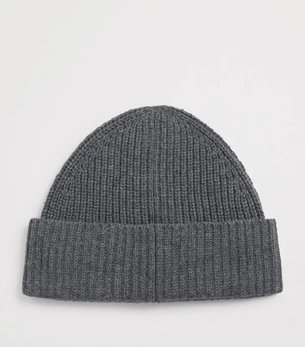 A.p.c. Wool-cashmere Ribbed Beanie