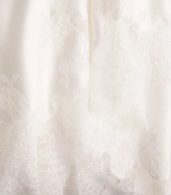 Carine Gilson Short Silk Cérè Robe