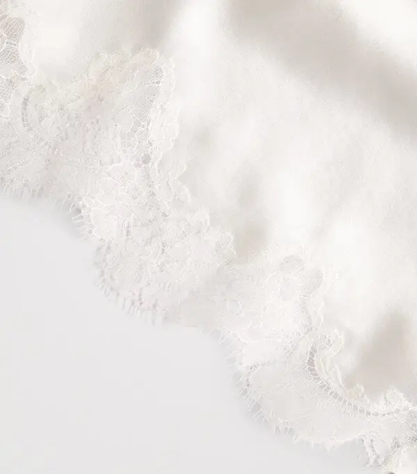 Carine Gilson Silk Cérè Pyjama Shorts - White
