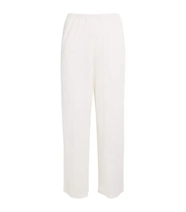 TOTEME Cotton-silk Wide-leg Trousers
