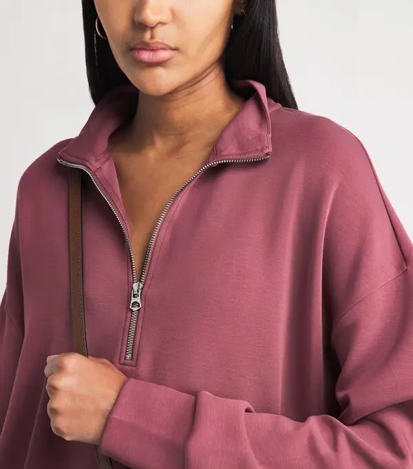 Varley Mavis Half-zip Sweatshirt - Pink