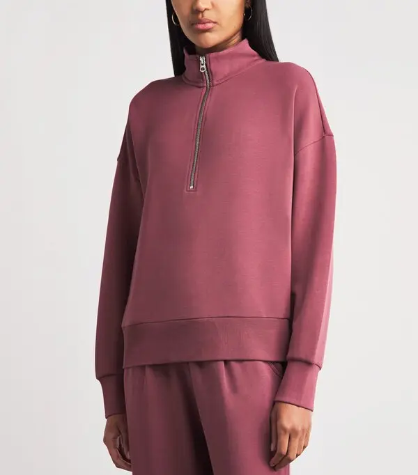 Varley Mavis Half-zip Sweatshirt - Pink