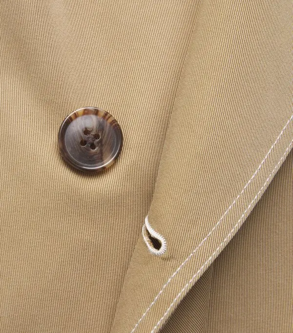 Varley Maddox Cropped Trench Coat - Beige