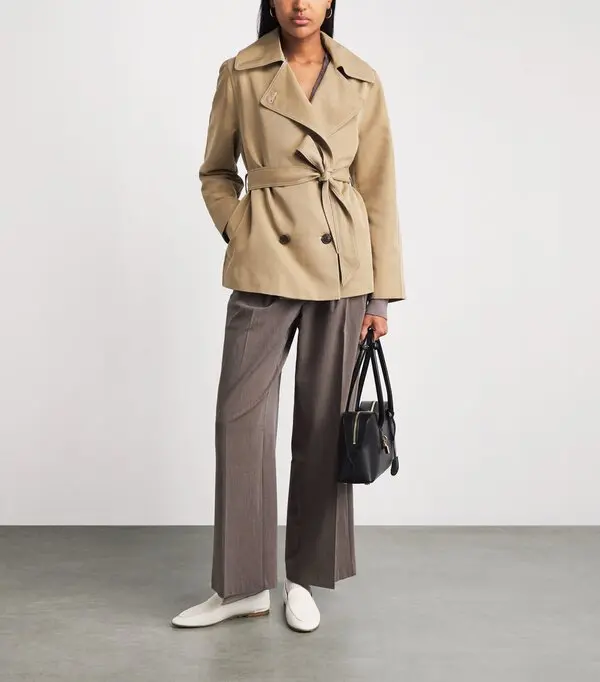 Varley Maddox Cropped Trench Coat