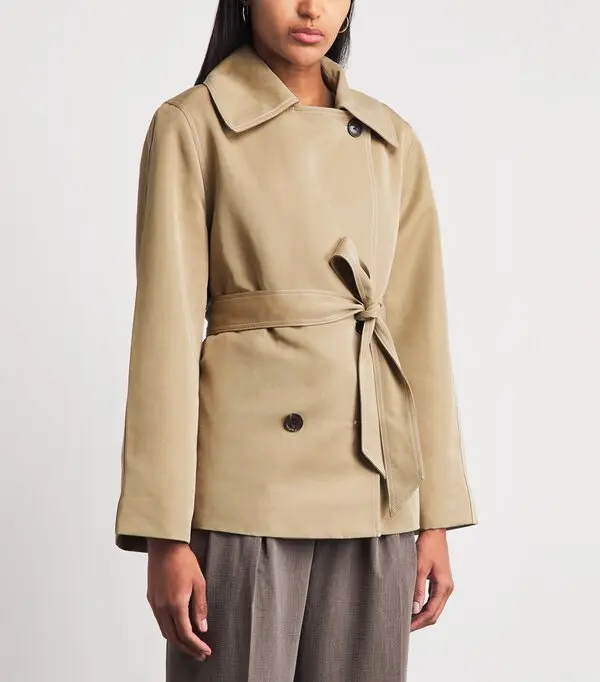 Varley Maddox Cropped Trench Coat