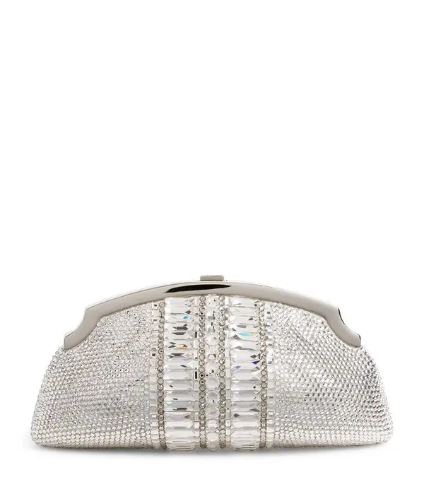 Judith Leiber Mini Crystal Venetian Clutch Bag