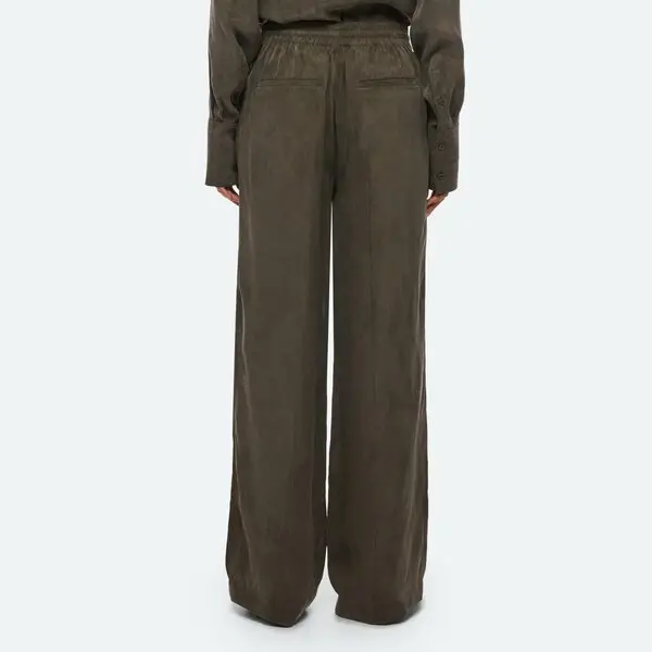 Helmut Lang Fluid Pull-on Pants - Dark Moss