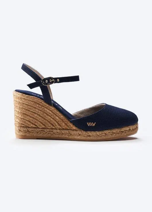VISCATA Peratallada Archive Canvas Espadrille Wedges