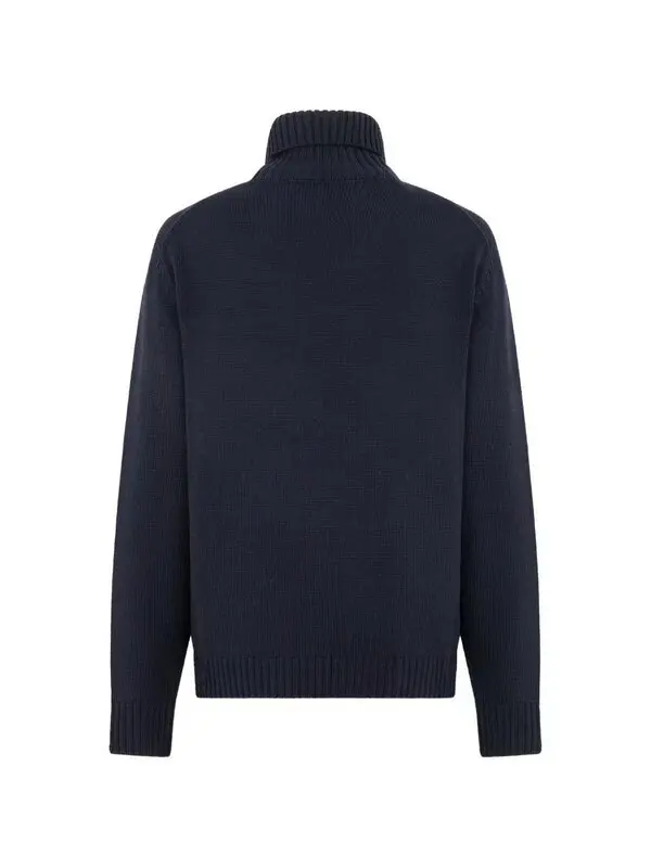 SLOWEAR Ribbed-knit Roll-neck Sweater
