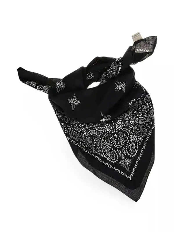 Destin Paisley-print Square Scarf
