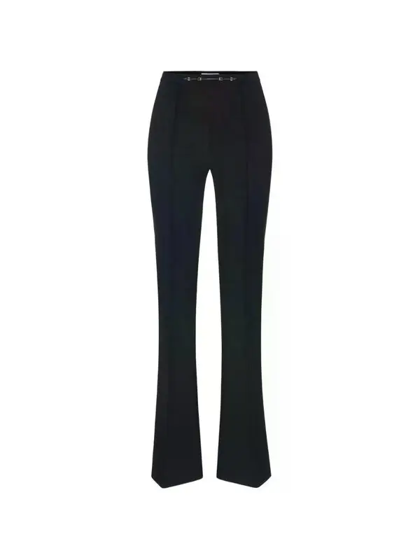 Elisabetta Franchi Boot-cut Trousers With Logo Detail