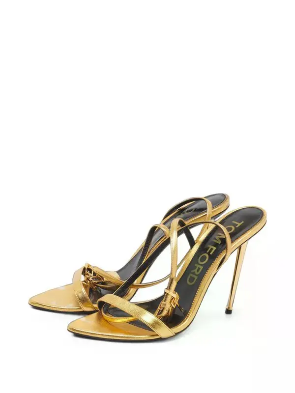 TOM FORD Padlock Ankle-strap Sandals